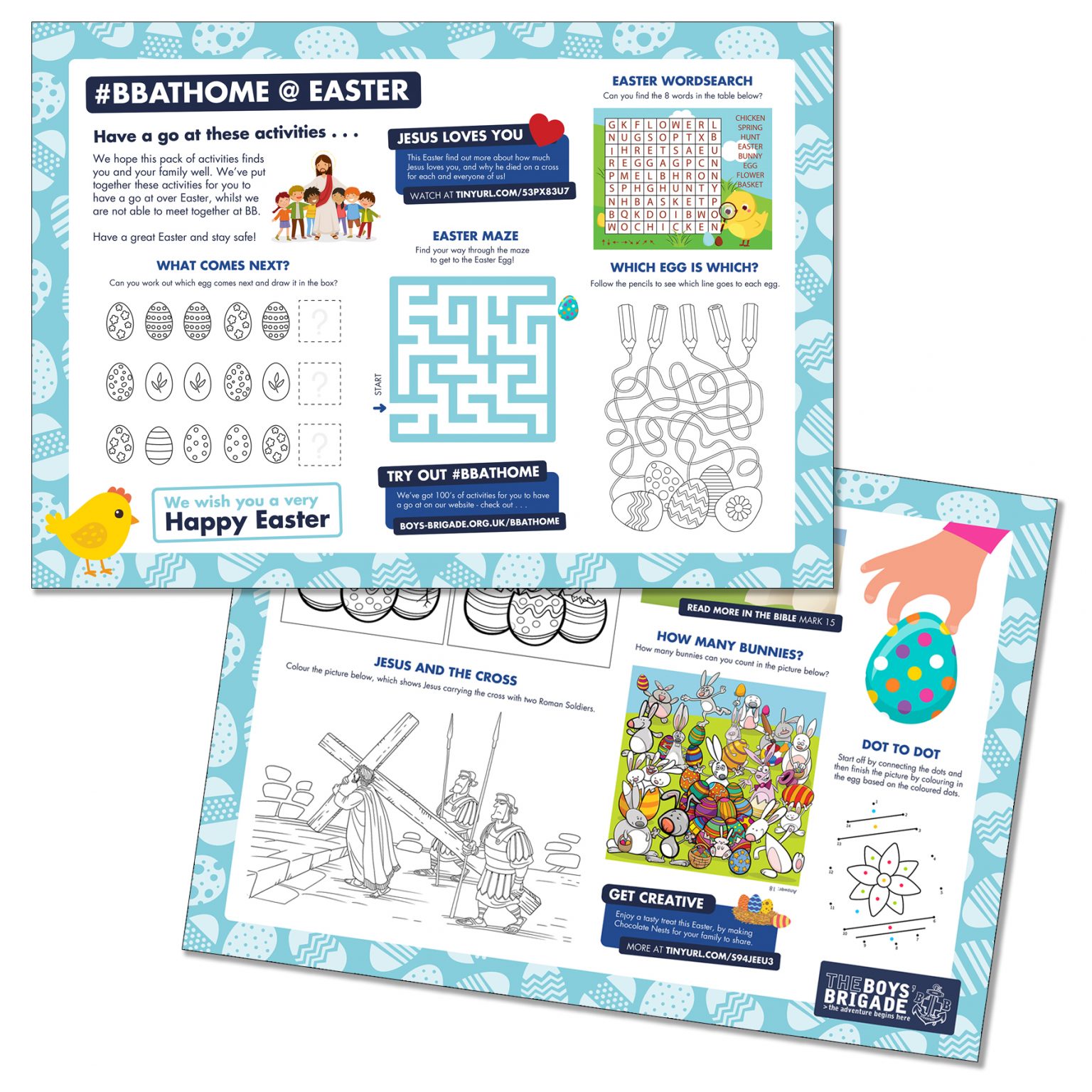Activity Sheets - The Boys' Brigade