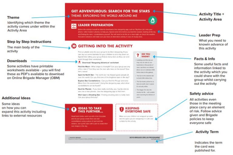 Activity Cards, Themed Programme Activity Cards & Programme Planners ...