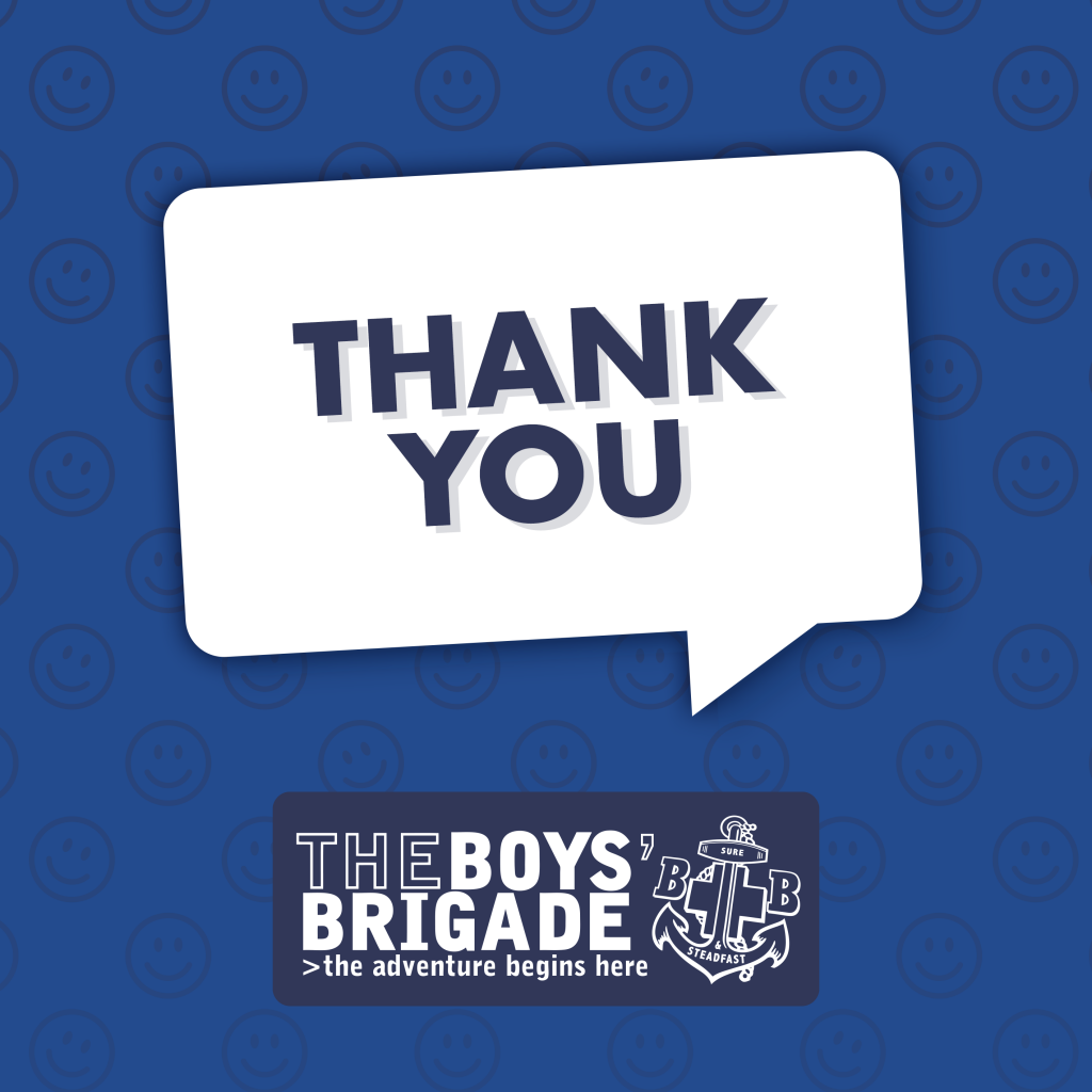 Thank-You - The Boys' Brigade