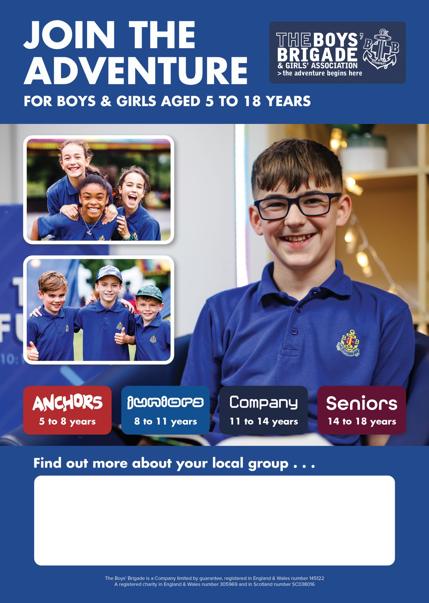 Recruitment Resources - DIY Customised - The Boys' Brigade