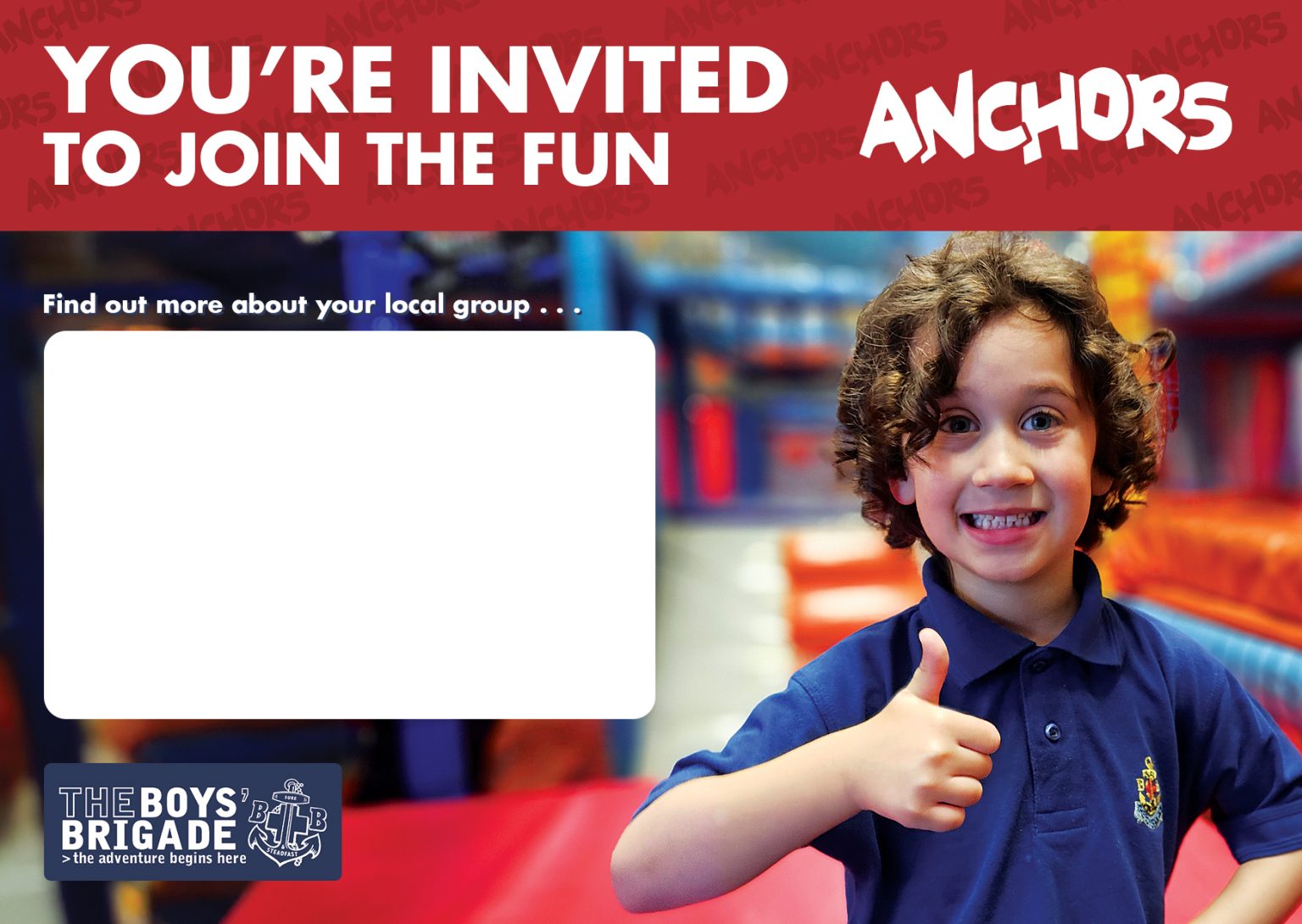 Invitation Cards - The Boys' Brigade