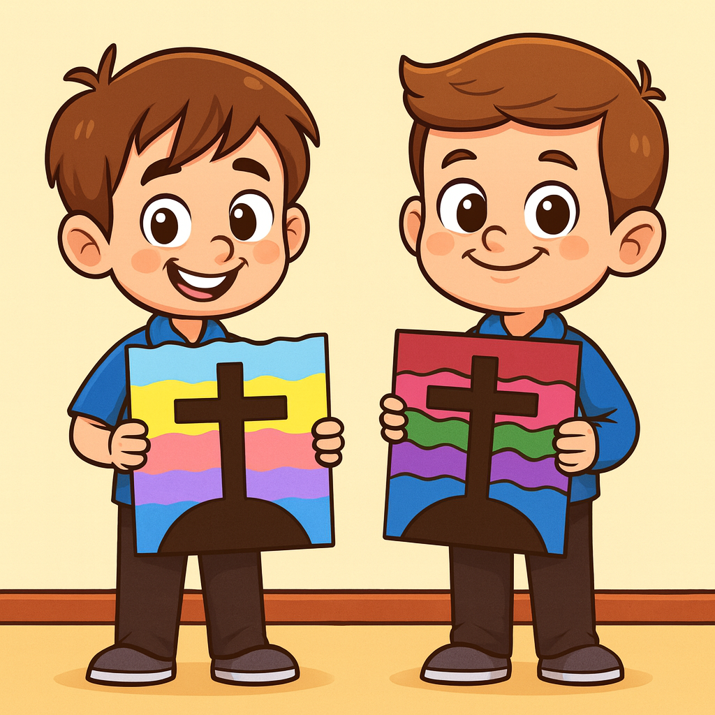 Easter Tear Art - The Boys' Brigade